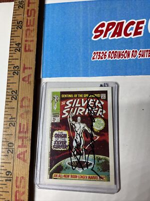 1984 Marvel Comics Fantasy Trade Card Co 13 Silver Surfer Signed Joe ...