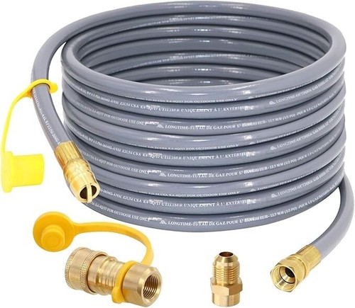 Natural Gas Hose 1/2 Inch with Quick Connect Adapter for Generator RV ...