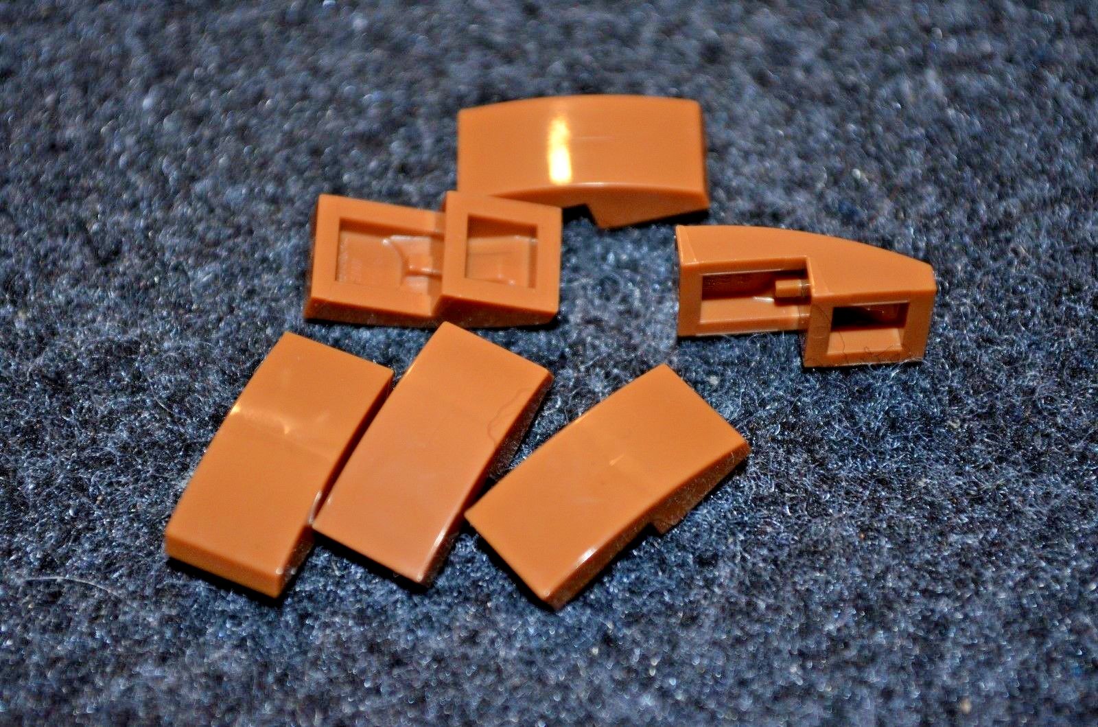(6) 1x2 Orange - Brown Lego X-Small Bow Tile Bricks - NEW Parts | eBay