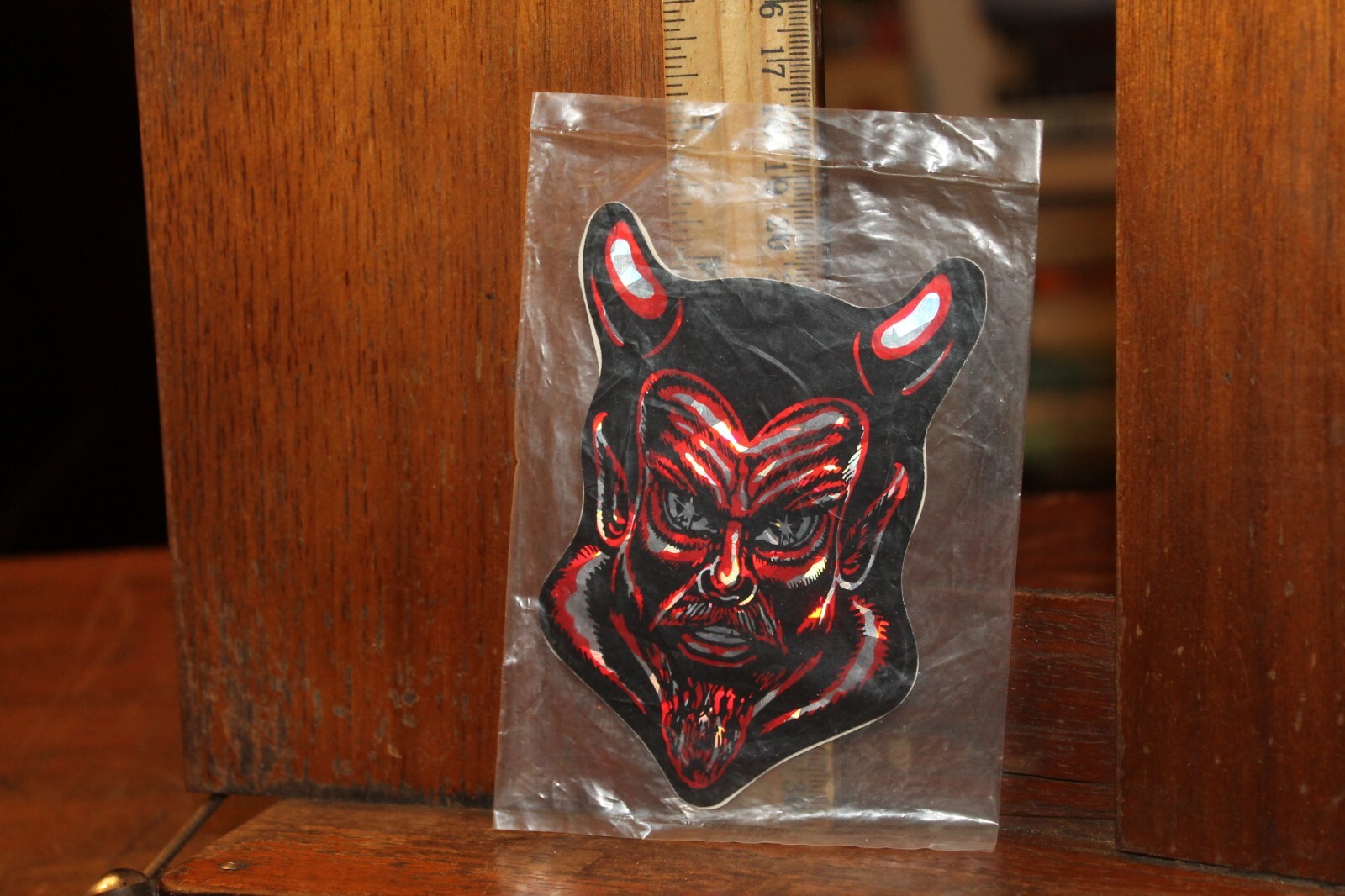 Vintage Sealed Chrome Foil Devil Pair | eBay