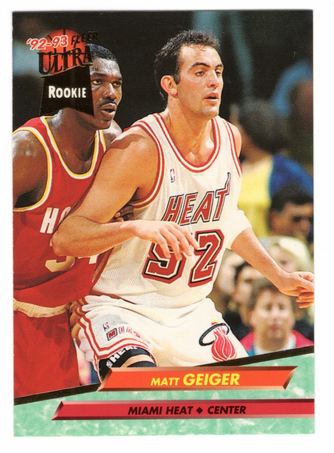 1992-93 Fleer Ultra - #291 Matt Geiger (RC) for sale online | eBay
