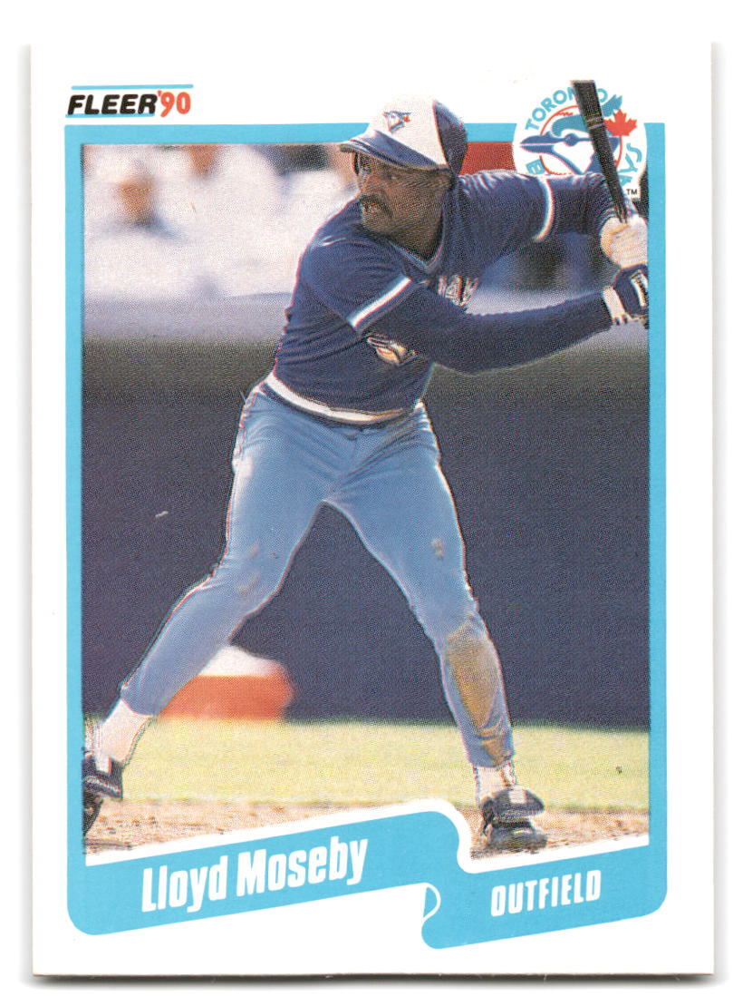 Lloyd Moseby 1990 Fleer Baseball #90a Toronto Blue Jays | eBay