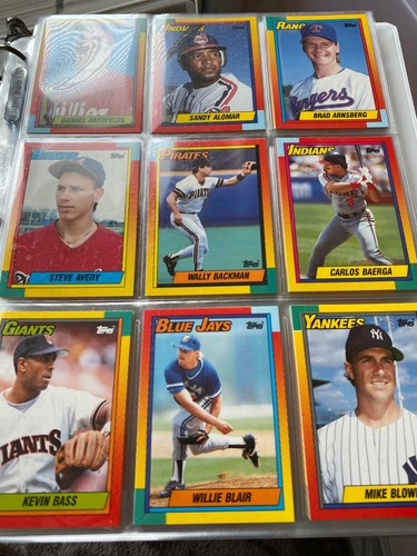 1990 Topps baseball traded complete set in binder. | eBay