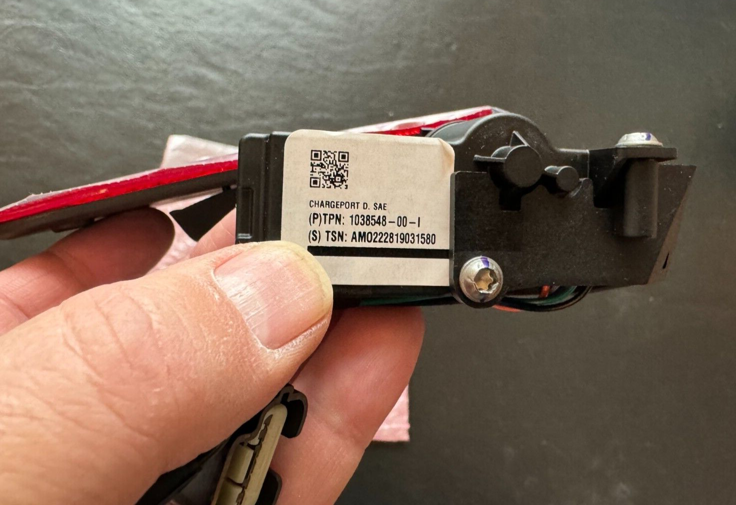 Tesla 2016-2020 Model S X Charge Port Door Assembly 1038548-00-I OEM ...