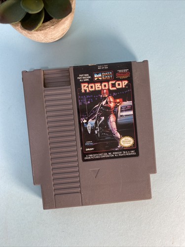 RoboCop Data East ORIGINAL NINTENDO NES GAME Tested + Working ...