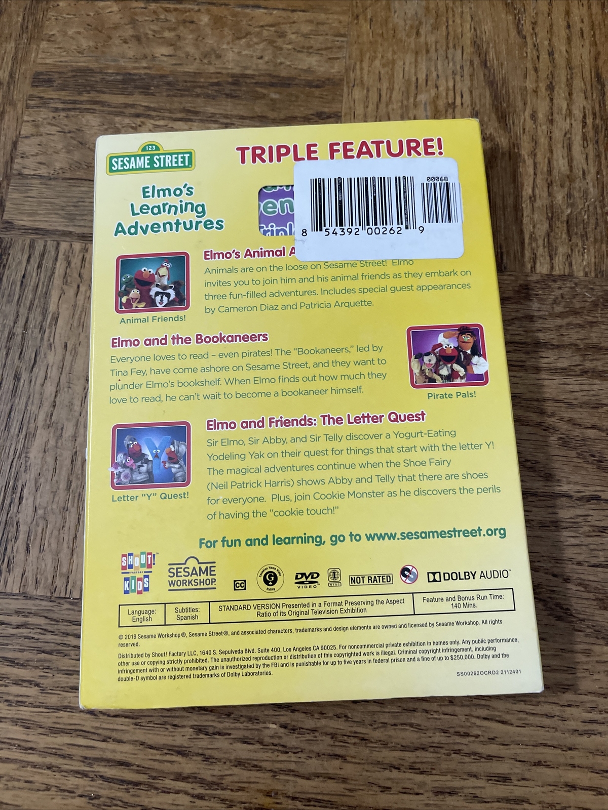 Sesame Street Triple Feature 50 Years DVD 891264001496| eBay