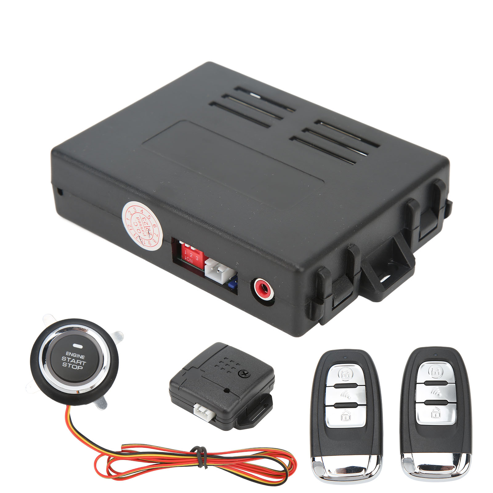 ZZ1 12V Car Keyless Entry System One Button Start Anti Theft Remote ...