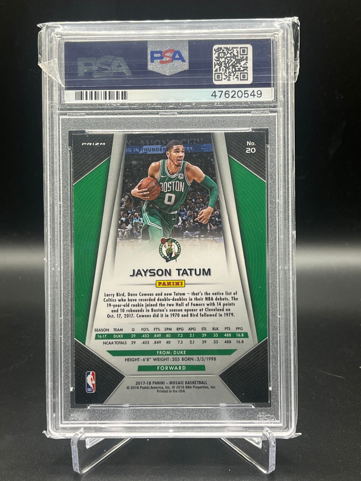2017-18 Panini Prizm Mosaic - #20 Jayson Tatum (RC) for sale online | eBay