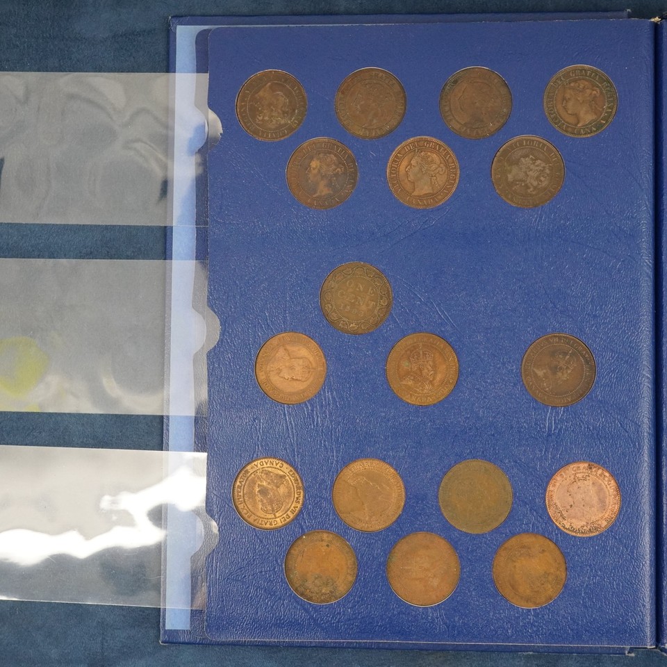 1858-1920 Canada Large Cents Complete Whitman 9500 Album - Free ...