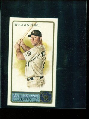 2011 Topps Allen and Ginter Mini No Card Number #2 Ty Wigginton Card | eBay
