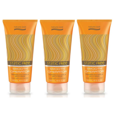 3 x Natural Look Static Free Smooth Operator 150ml Repairs and Seals ...