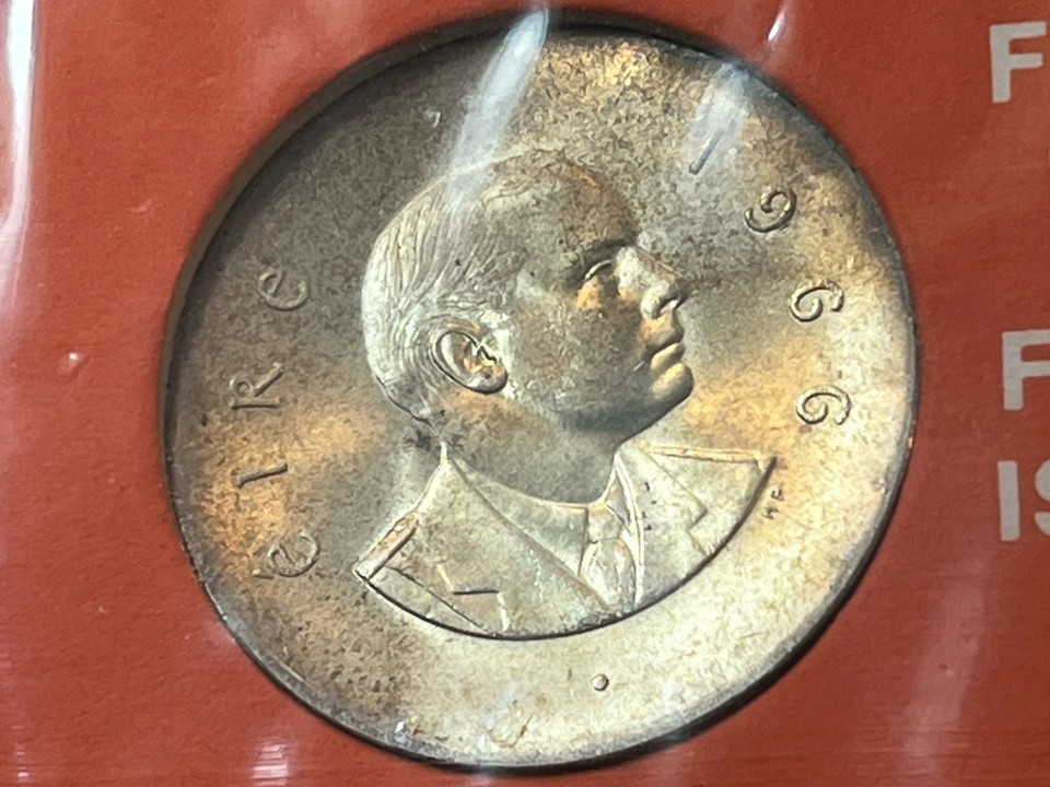 1966 10 Shilling Padraig Pearse 1966 silver- Beautiful Set And Coin ...