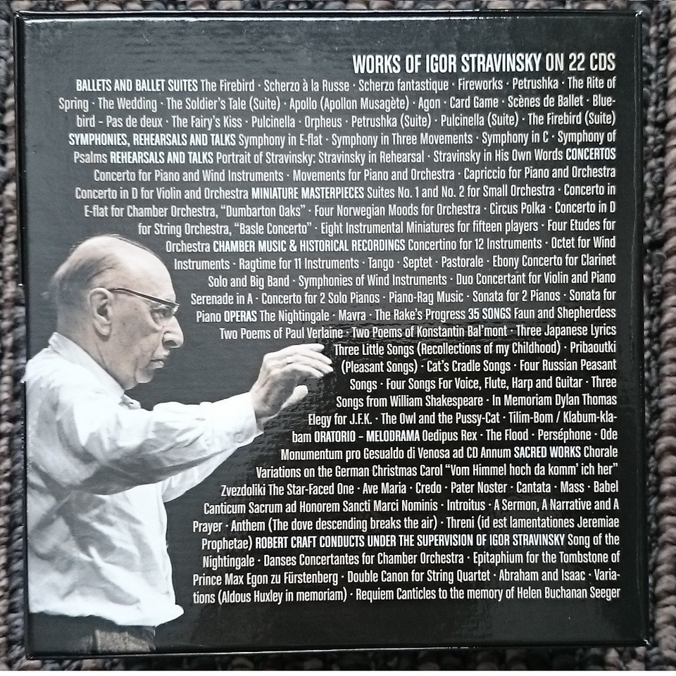 KF Stravinsky Edition Complete Works ( self-written works) 22 CDs | eBay