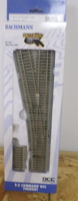 BACHMANN EZ COMMAND HO NS NICKEL #5 DCC TURN OUT SWITCH LEFT HAND FREE ...