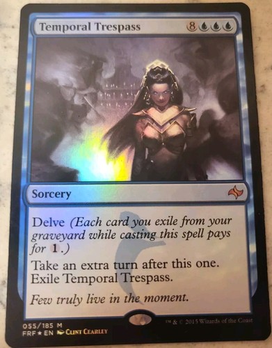 Temporal Trespass FOIL - Fate Reforged - Lightly Played LP -TCG MTG ...
