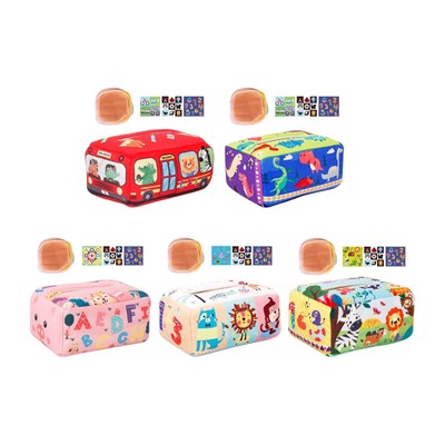 Baby Tissue Box Busy Pull Tissues Aktivitäten Sensorisches Spielzeug ...