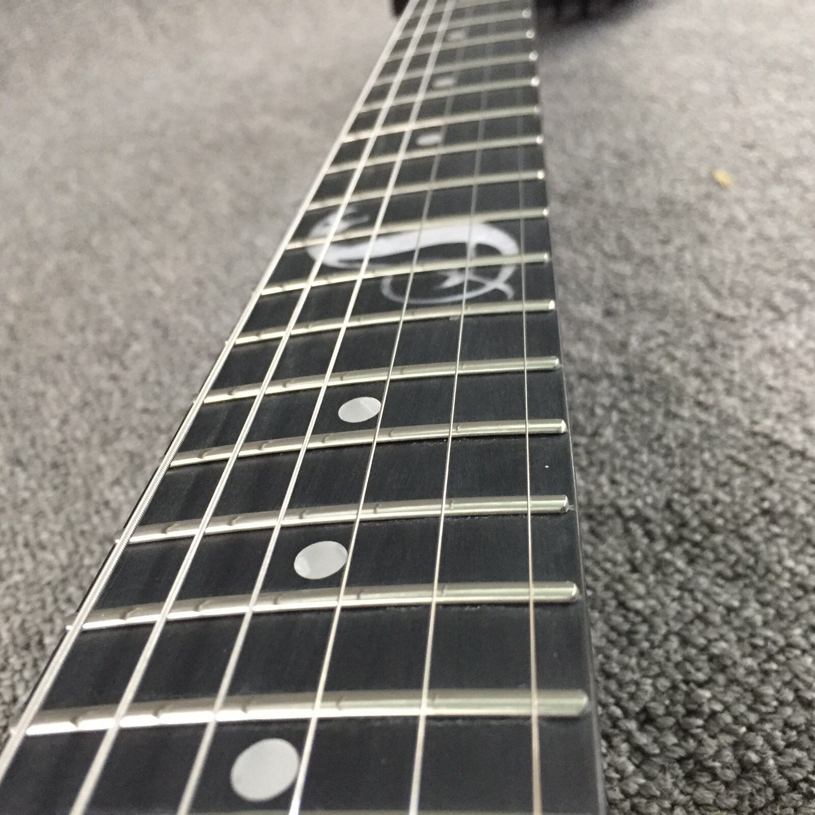 Factory Black Snakebyte Electric Guitar Active Pickups HPL Fretboard | eBay