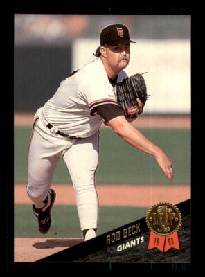 1993 BASEBALL 1993 Leaf Rod Beck San Francisco Giants #232 1 | eBay