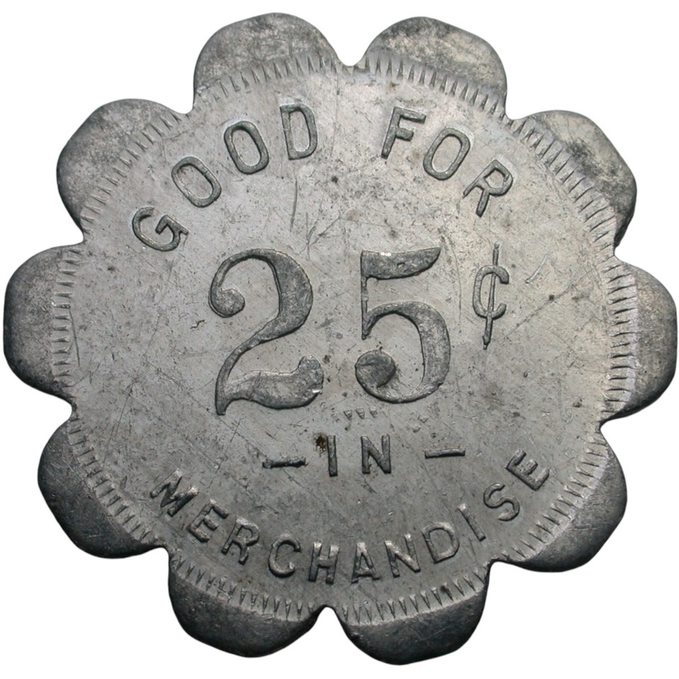 Saint Paul, MN St. Paul Stamp Works G/F 25¢ In Merchandise Token A S10 ...