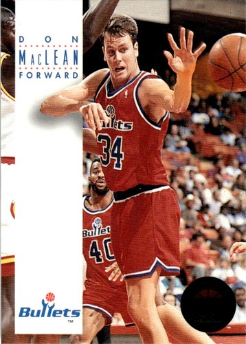 1993-94 SkyBox Basketball Card Don MacLean Washington Bullets #184 | eBay