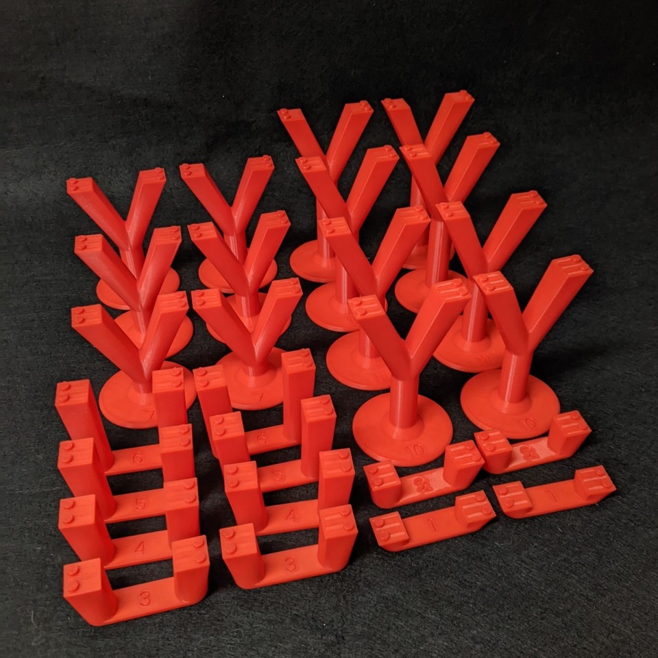 LEG0 Cities Train Pylons/ Bridge for Brick Toys / 26 Piece set | eBay UK