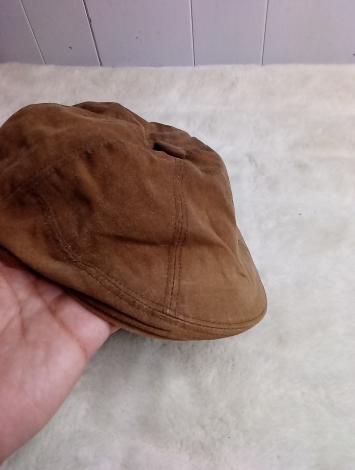 Wind River By Bailey Cabbie/Newsboy Cap Hat Brown Canvas Men's XL | eBay