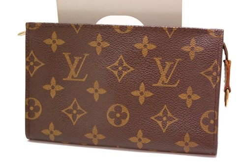 Auth LOUIS VUITTON Monogram Bucket PM Accessory Pouch FL0051 0616a | eBay