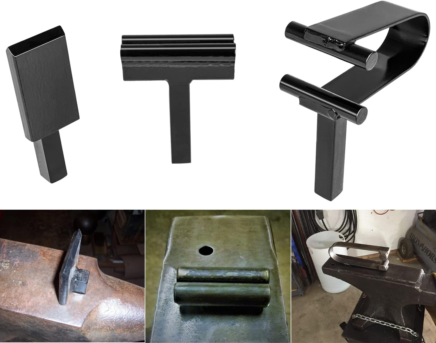 Blacksmith Anvil Forge Hardy Tool Set 1 Inch Include Hot Cut and ...
