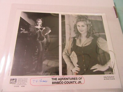 KELLY RUTHERFORD in THE ADVENTURES OF BRISCO COUNTY, JR. 1993 Press ...