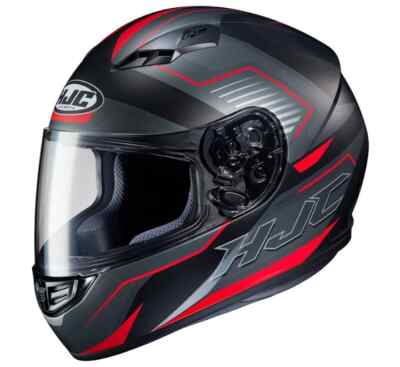 HJC CS-15 R3 Trion Motorcycle Helmet (Black/Red) | eBay