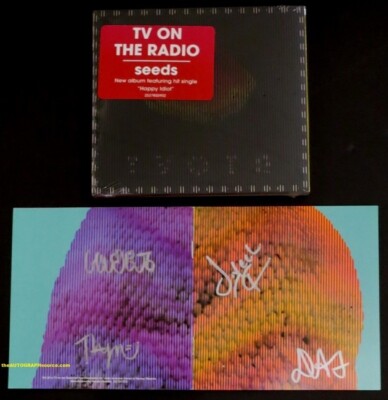 TV on The Radio Autographed "Seeds" CD Booklet signed by all 4 | TAS ...