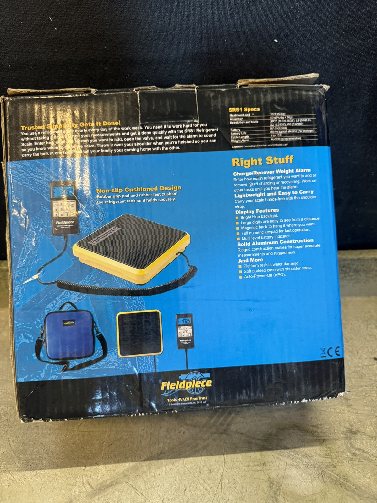 Fieldpiece SRS1 Refrigerant Scale & Meter for sale online | eBay