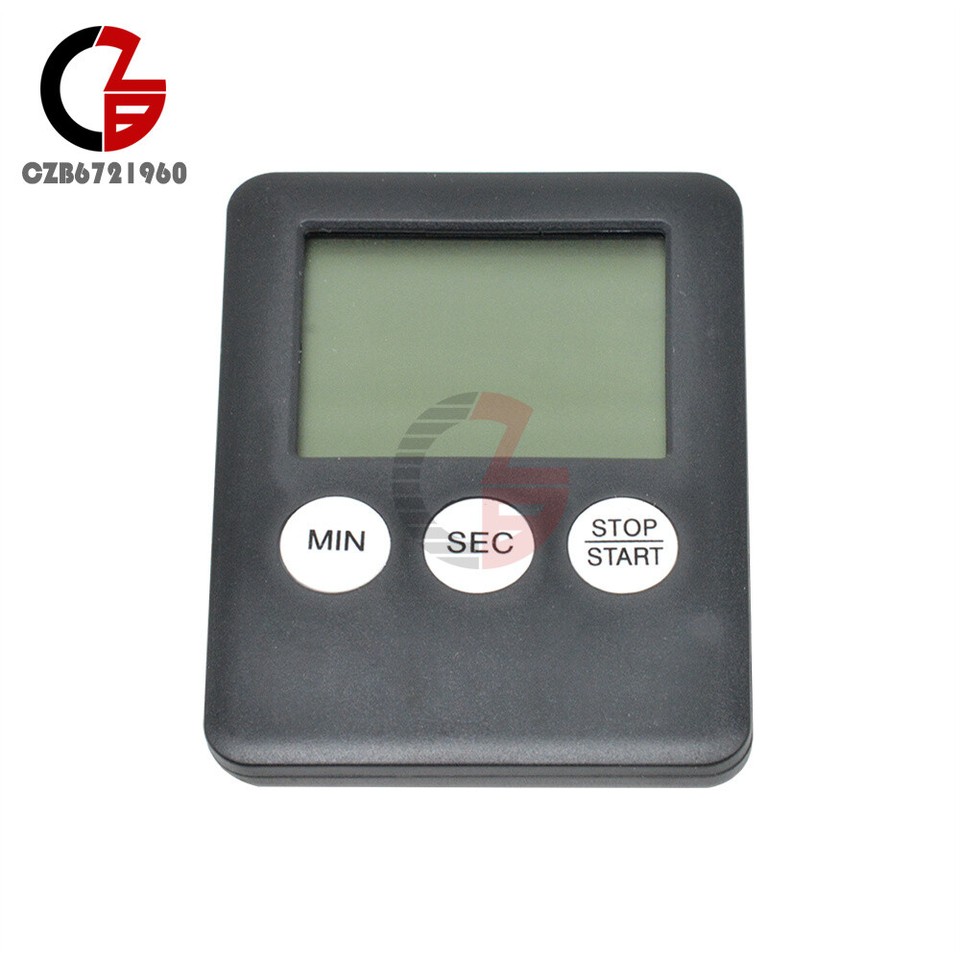 Large LCD Digital Kitchen Cooking Timer Count-Down Up Clock Loud Alarm ...