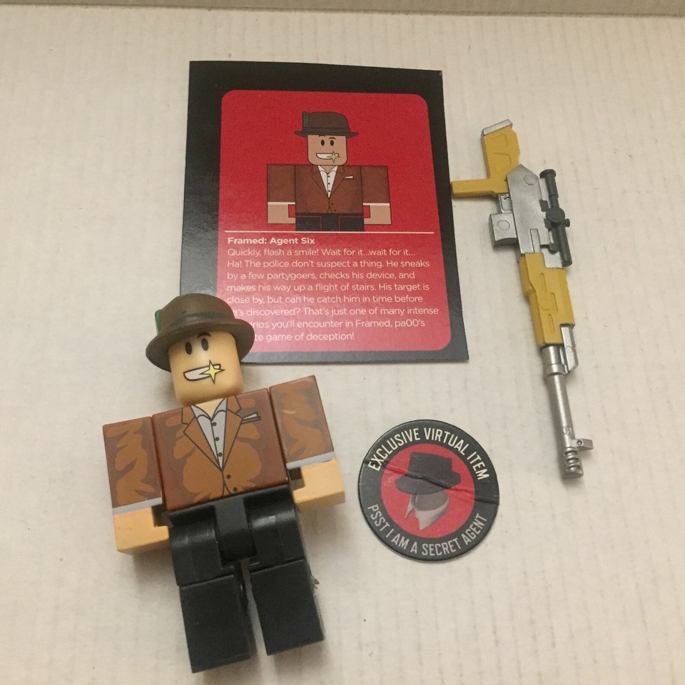 Roblox Series 5 Framed Agent Six Figure & Secret Agent Code | eBay
