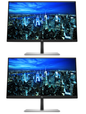 HP EliteDisplay E22 G5 22 inch Full HD LCD IPS Monitor, 2-Pack Bundle ...