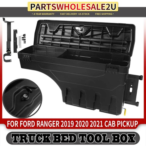 Rear Right Truck Bed Storage Box ToolBox for Ford Ranger 2019 2020 2021 ...
