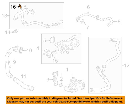 GM OEM 15-23 Acadia Cooling Water Pump-Temp Sensor 55488246 | eBay