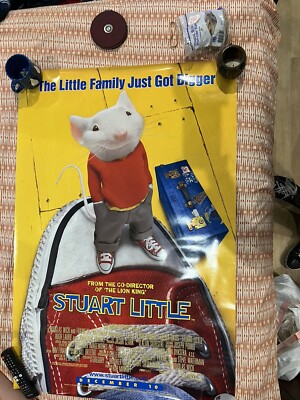 ROLLED 1999 STUART LITTLE MOVIE POSTER GEENA DAVIS HUGH LAURIE JONATHAN ...