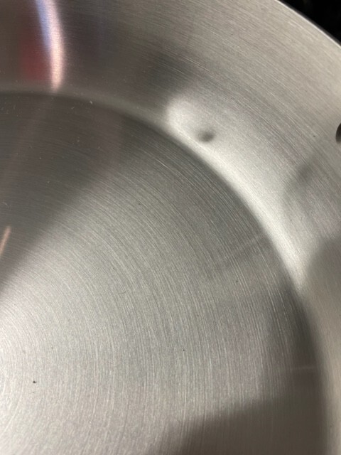 All-Clad 18/10 Stainless Steel D3 6-qt saute pan NO LID (DENT) | eBay