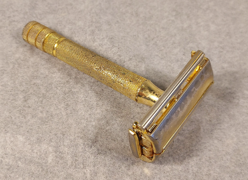 Vintage Gillette Milord Gold Tone Plated Safety Razor | eBay
