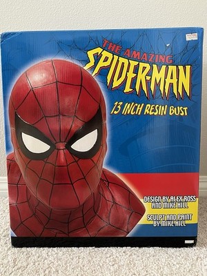 Spider-Man 13” Resin Bust 1:1 Life Size by Alex Ross & Mike Hill ...