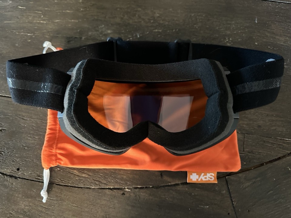 SPY Optic Snowboard Ski Goggles – Happy Lens Bronze Red Spectra – Black ...