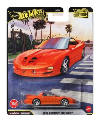 2002 Pontiac Firebird Ws6 Orange Hot Wheels Boulevard Premium New 2026 ...