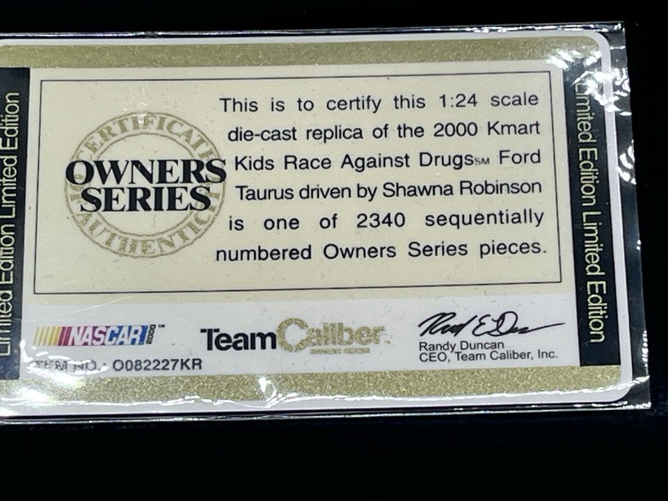 1:24 Shawna Robinson Kmart Kids Race Against Drugs Diecast Arca Nascar ...