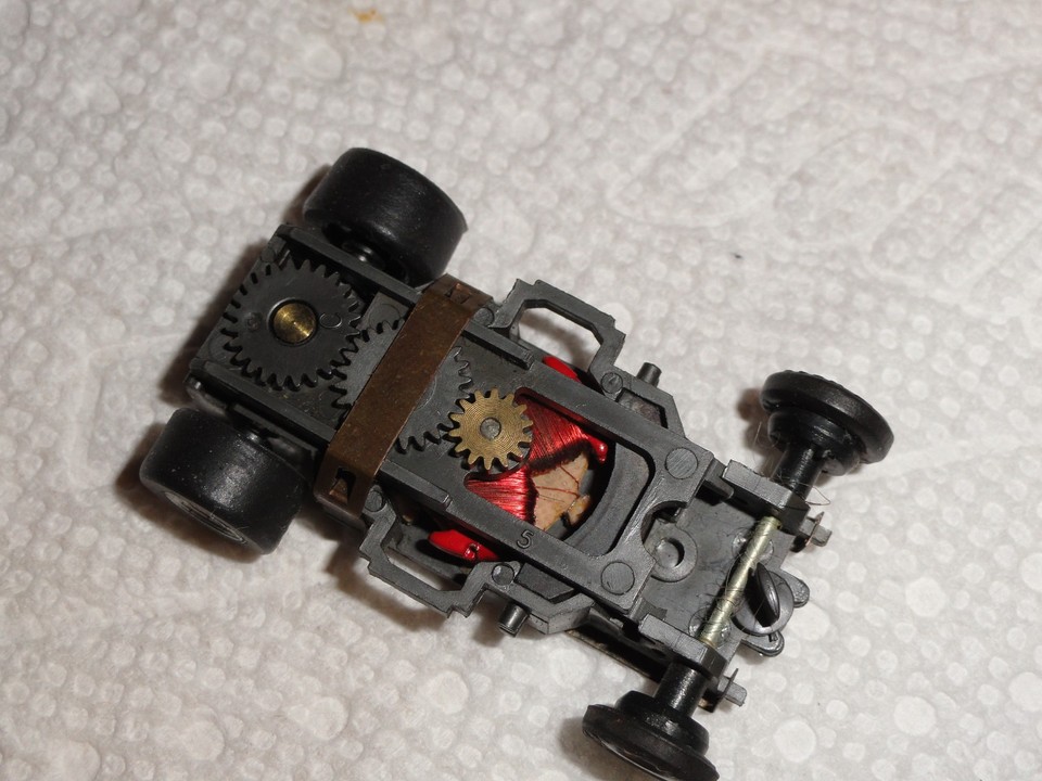 AURORA AFX MAGNATRACTION Red Devil HO SLOT CAR CHASSIS | eBay