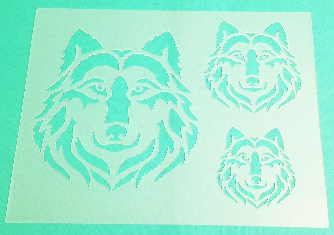 Wolf Free Stencil Gallery