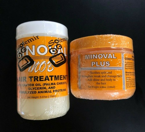 MINOVAL Hair Regrowth 5oz MOB Treatment + 120ml Minoval Plus Pommade | eBay