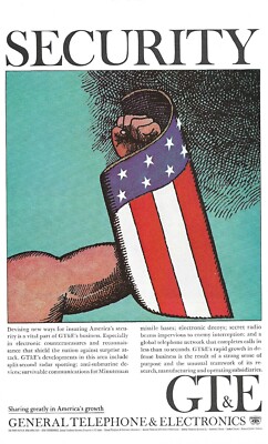 1965 GTE General Telephone And Electronics Vintage Print Ad Ephemera ...