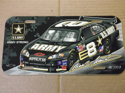 Nascar Mark Martin #8 U.S. Army license plate from 2008 | eBay