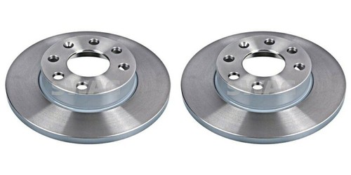 SWAG Bremsscheibe Vorderachse x2 Stk für OPEL Astra Corsa VAUXHALL ...